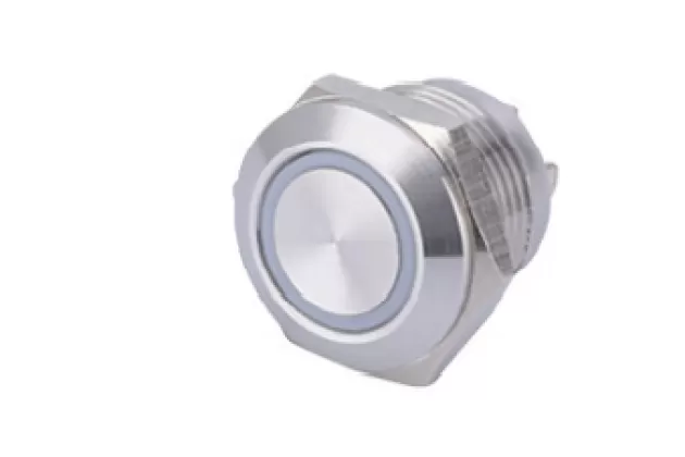 Nút nhấn Inox có led 12mm